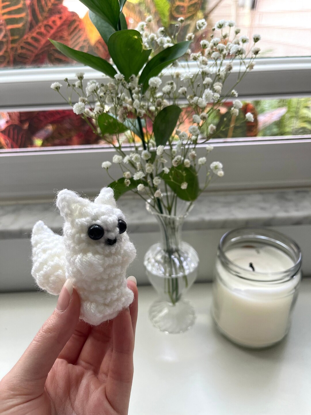 Crochet Arctic Fox Made to Order Small Plush Fox Handmade Amigurumi ...