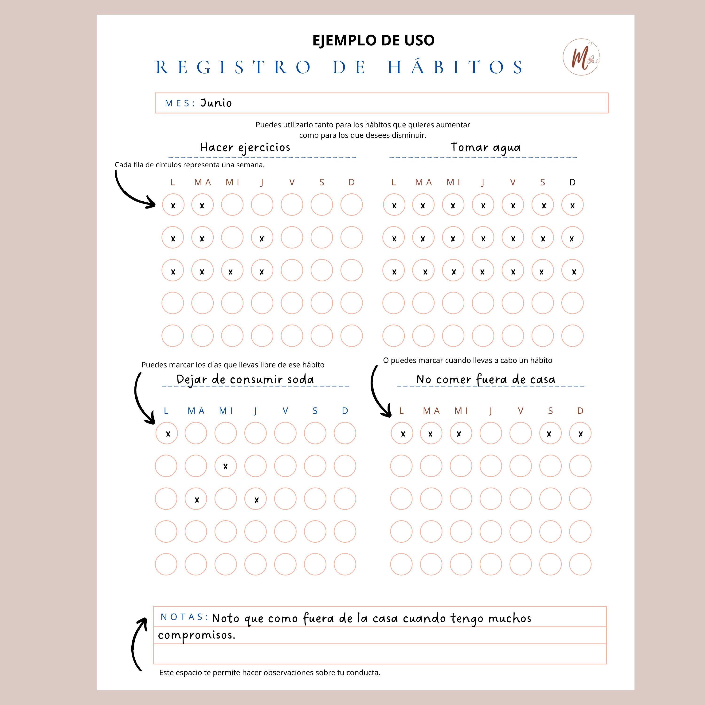 Printable Habit Tracker, Routine Tracker, Habit Tracker Template,habit ...