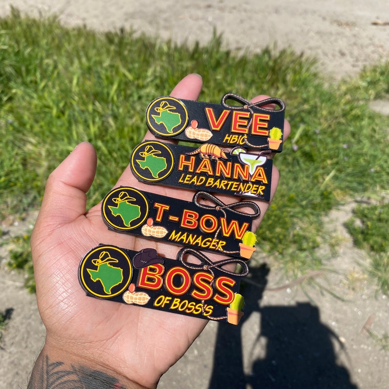 Custom Magnetic Name Tags - Etsy