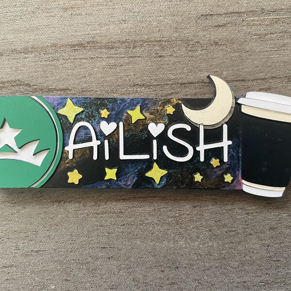Starbuck Barista Name Tags - Etsy
