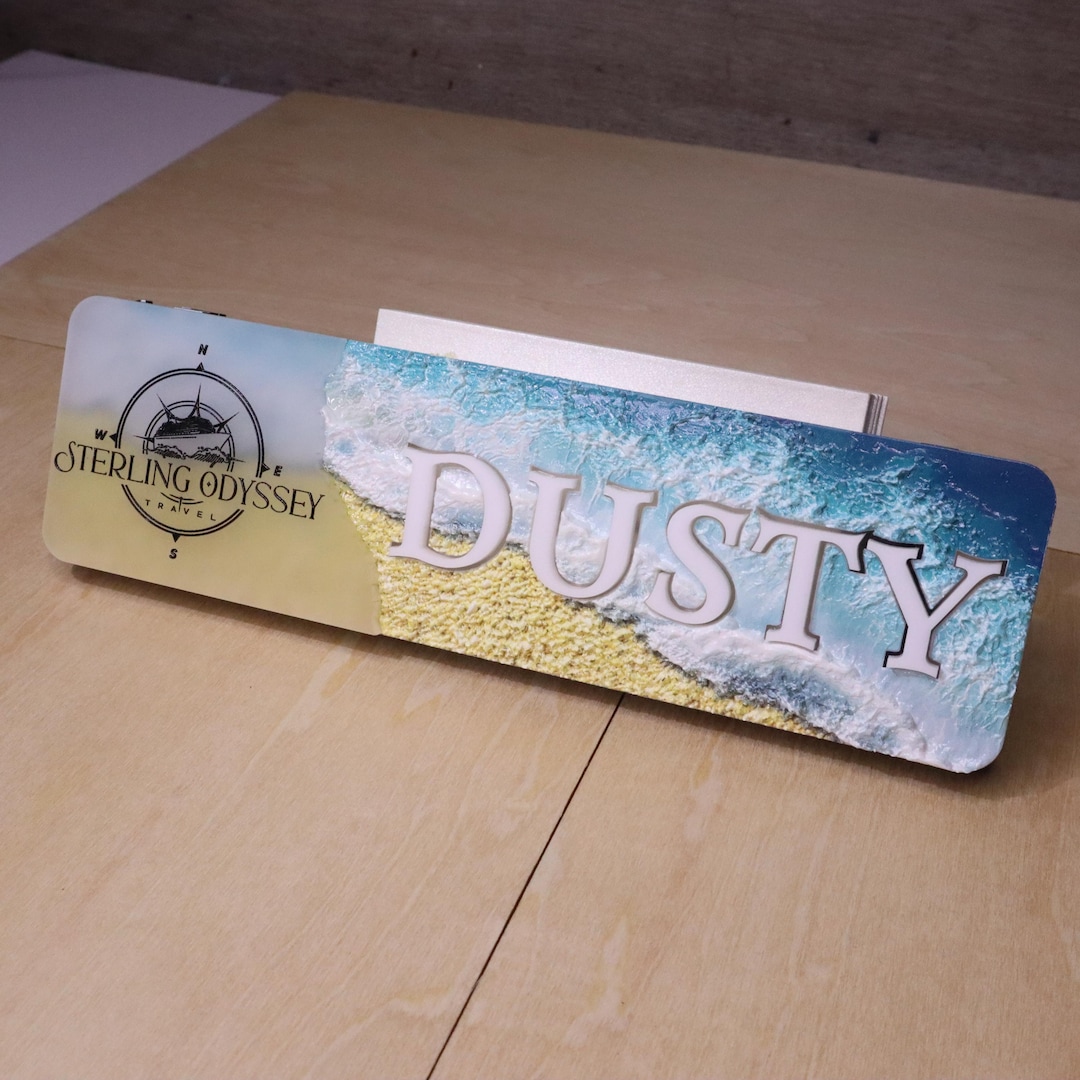 Customized Desk Plate - Artistic Desk Plaque for Employees, Workers ...