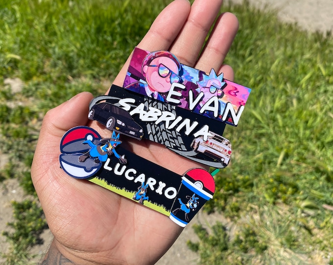 Cottagecore Hand-painted Name Tags for Customer Service Barista ...