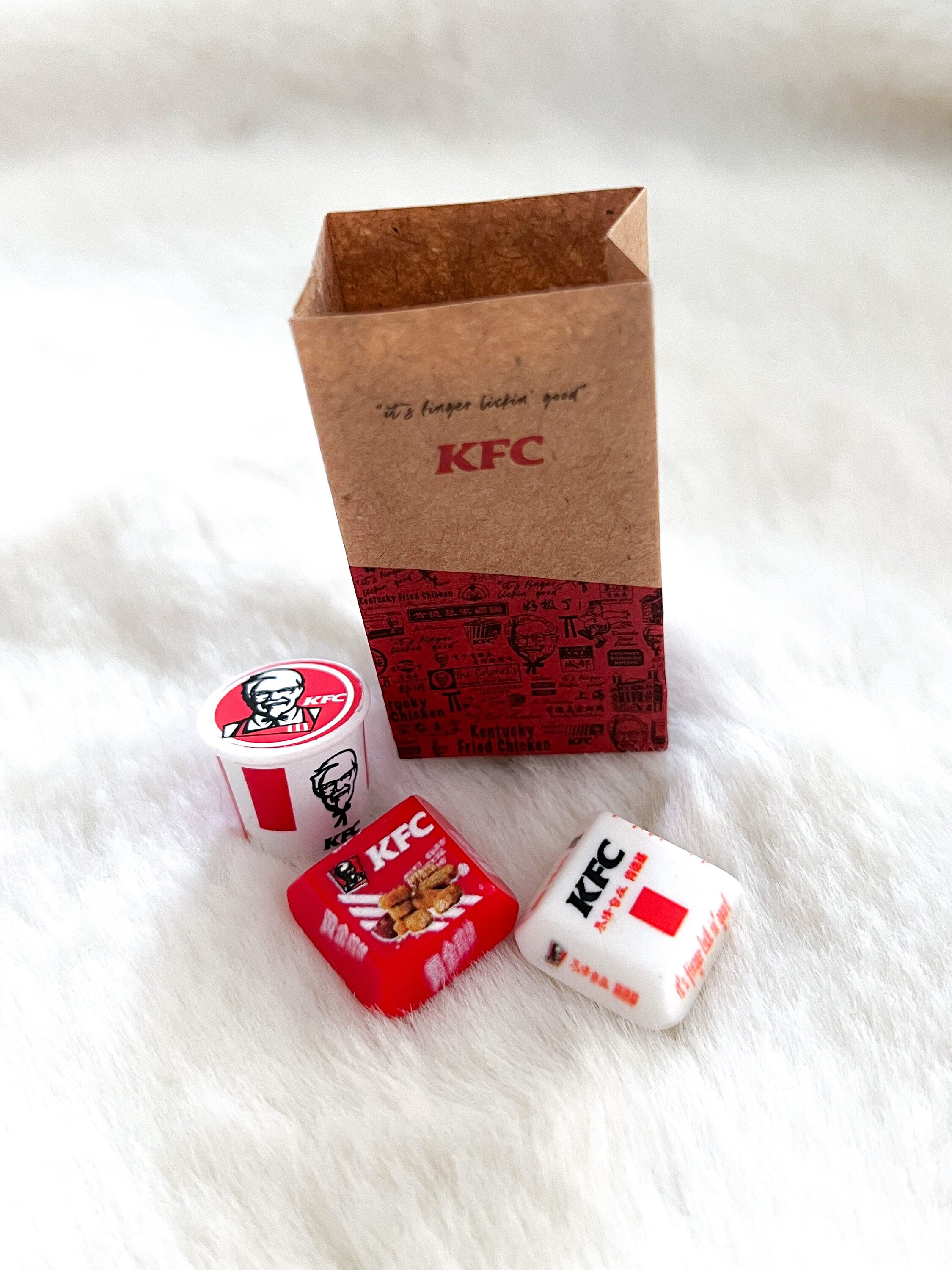 Miniature KFC Kentucky Chicken Meal Tiny Fast Food Delight for ...