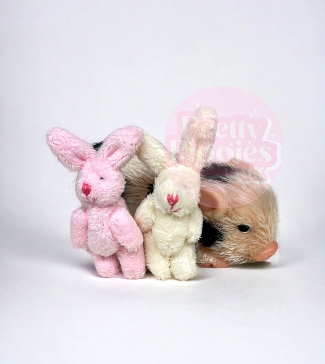 Mini Plush Rabbit Friend Cute Small Stuffed Bunny Toy Pocket-sized Soft ...