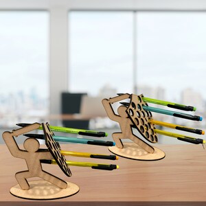 Game Inspired Warrior Pencil Holder Unique Pencil Holder - Etsy