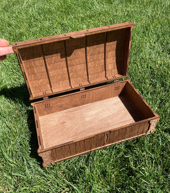 Large Wooden Treasure Chest