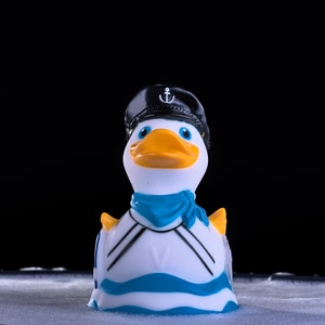 Captain Duck, Rubber Duckling, Vinyl Duckling, Nautical and Playful ...