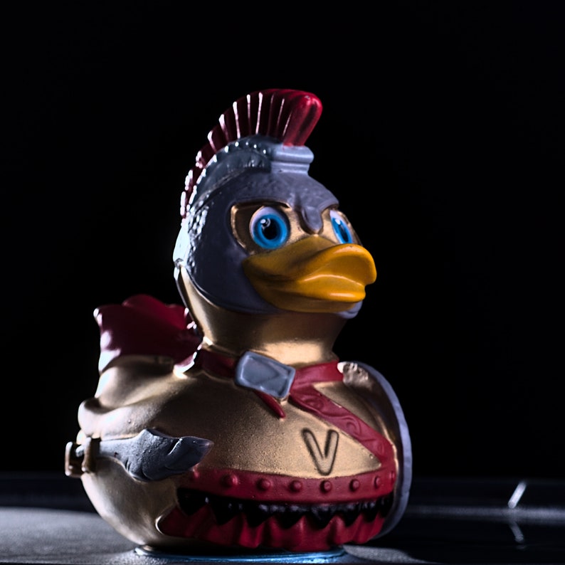 Pato de goma Leonidas, Patito de vinilo, Rey de Esparta, Guerrero ...