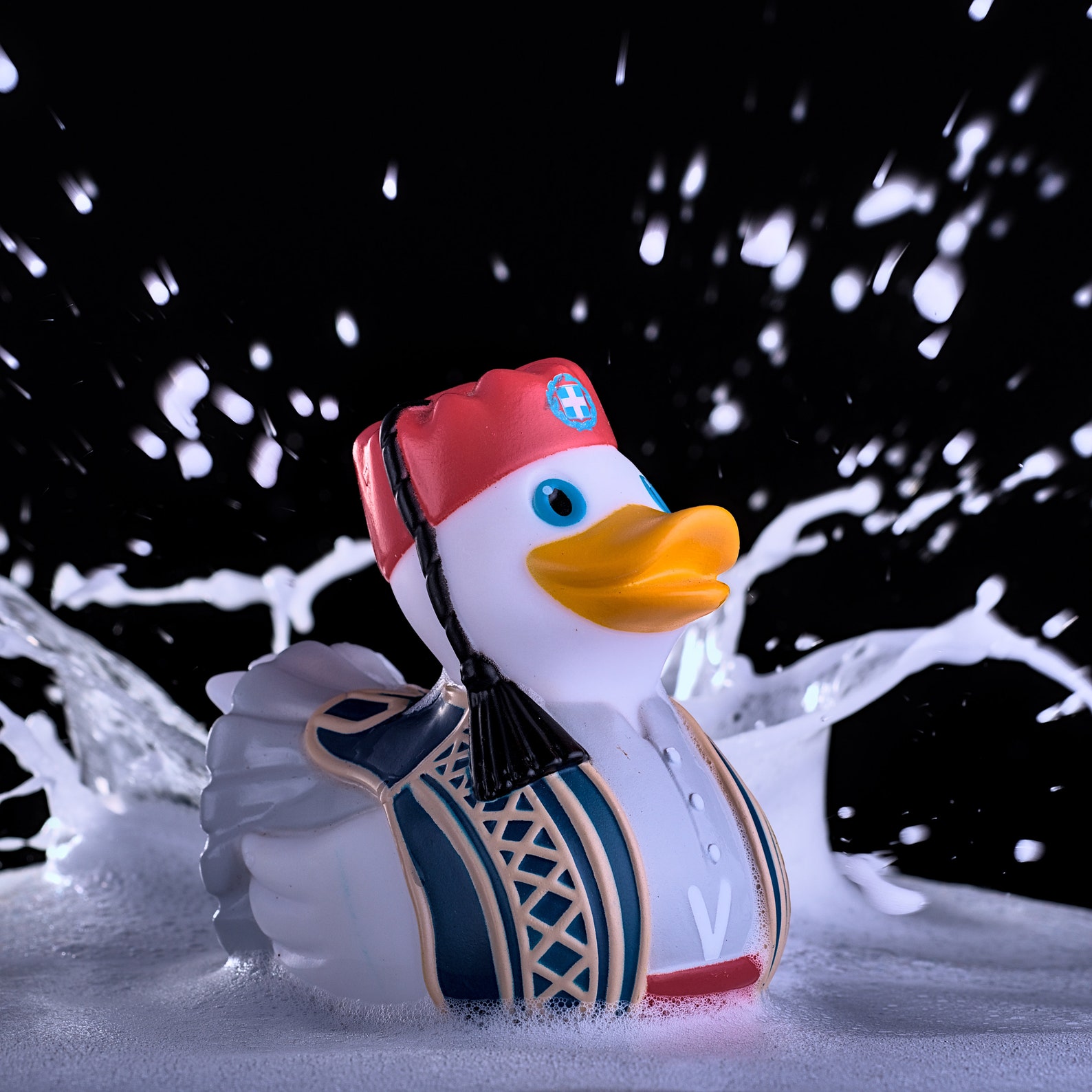 Traditional Greek Soldier Rubber Duck, Vinyl Duckling, Unique Uniform ...