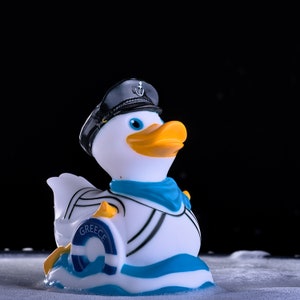 Captain Duck, Rubber Duckling, Vinyl Duckling, Nautical and Playful ...