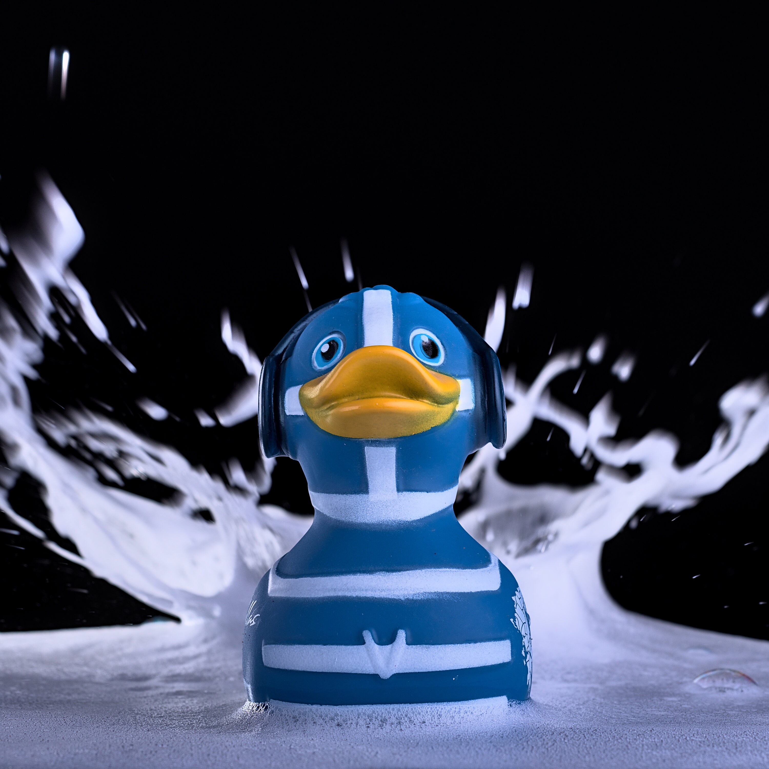 Greek Flag Rubber Duck, Vinyl Duckling Figurine, Hellas Flag, Blue ...