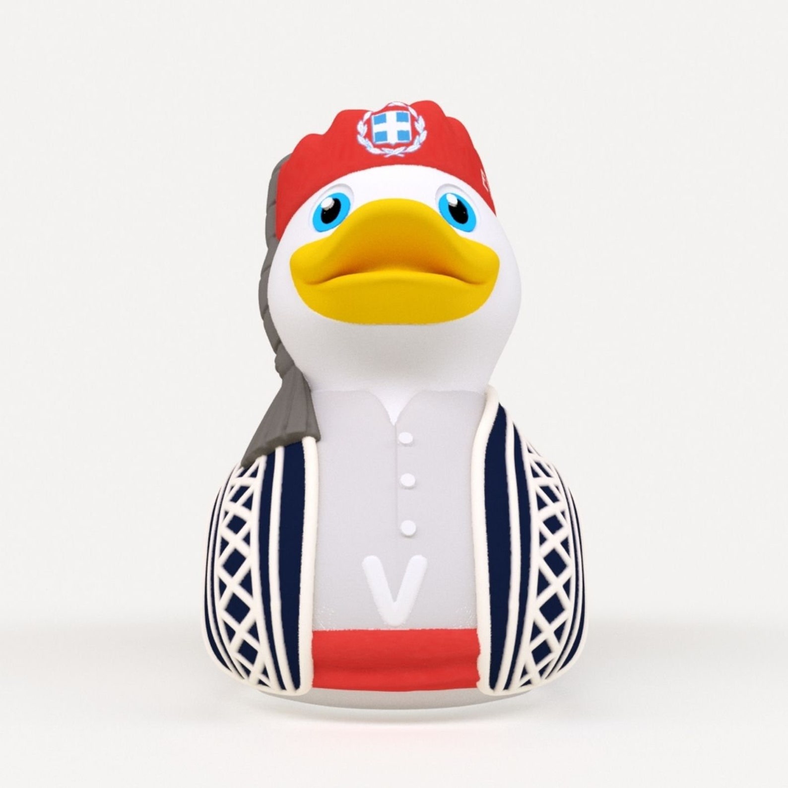 Traditional Greek Soldier Rubber Duck, Vinyl Duckling, Unique Uniform ...