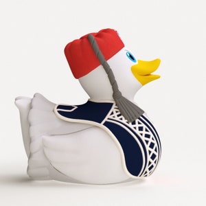 Traditional Greek Soldier Rubber Duck, Vinyl Duckling, Unique Uniform ...
