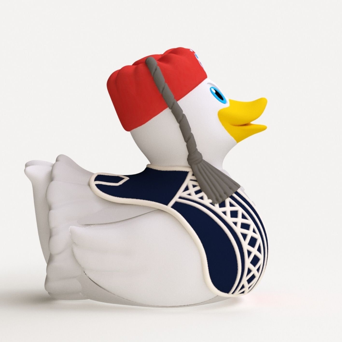 Traditional Greek Soldier Rubber Duck, Vinyl Duckling, Unique Uniform ...