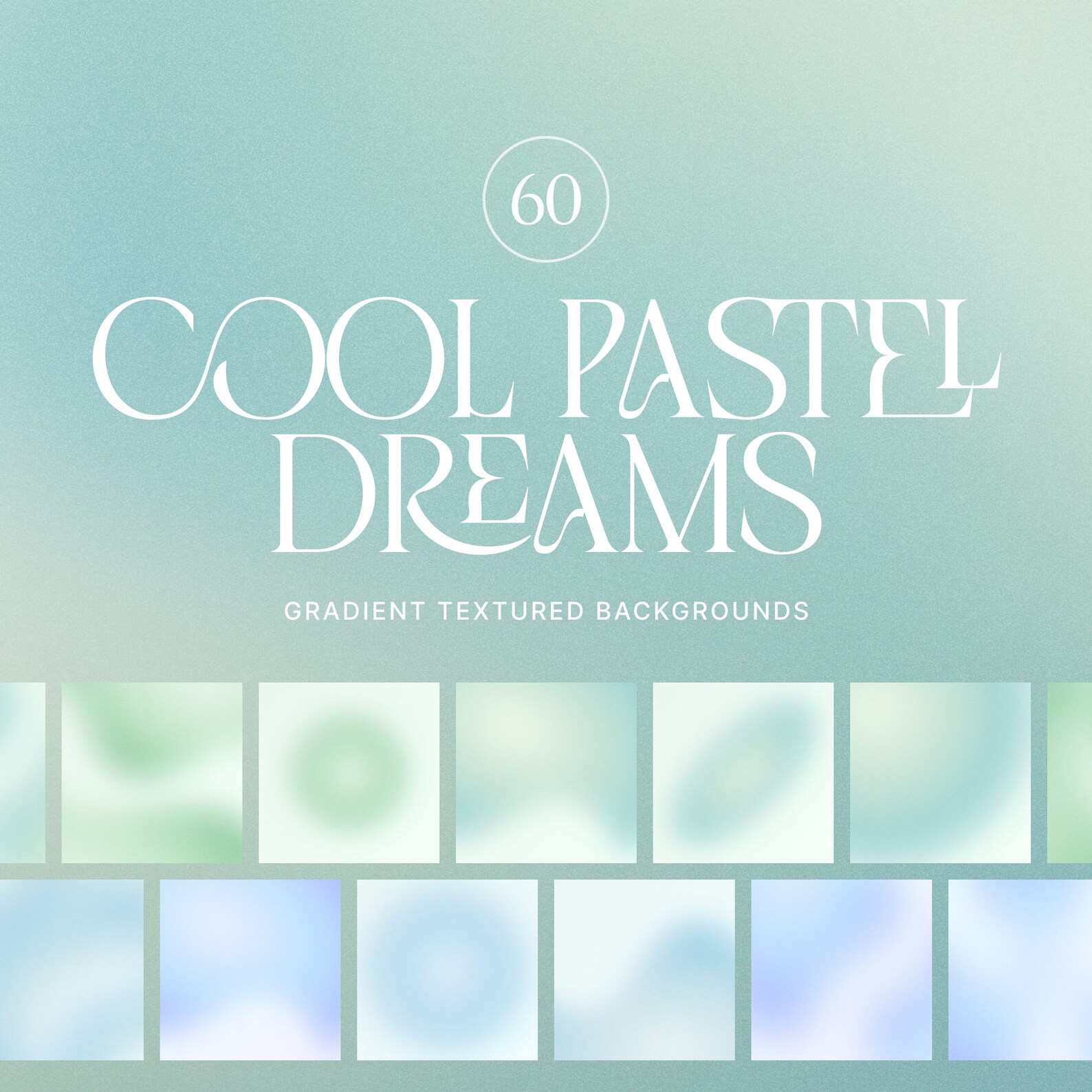 60 Cool Pastel Blue Green Purple Lilac Gradient Backgrounds | Digital ...