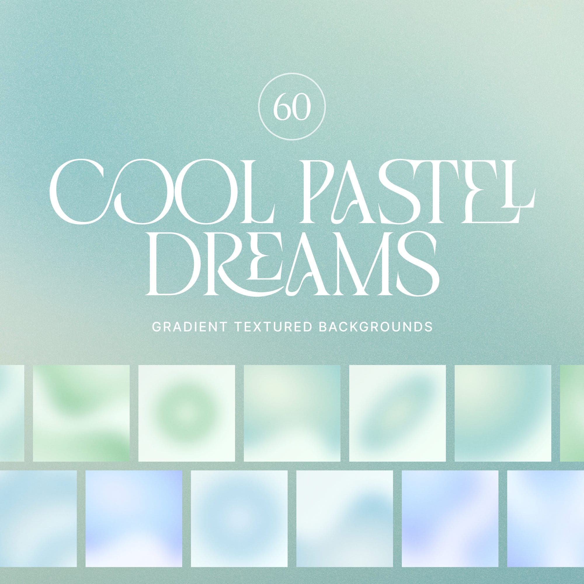 60 Cool Pastel Blue Green Purple Lilac Gradient Backgrounds | Digital ...