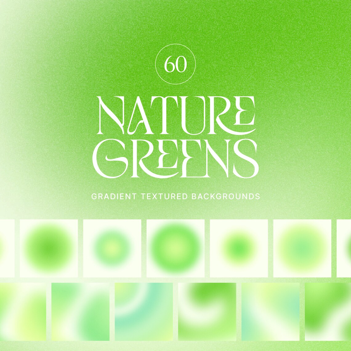 Gradient Backgrounds 60 Nature Greens Pastel Light Green | Digital JPG ...