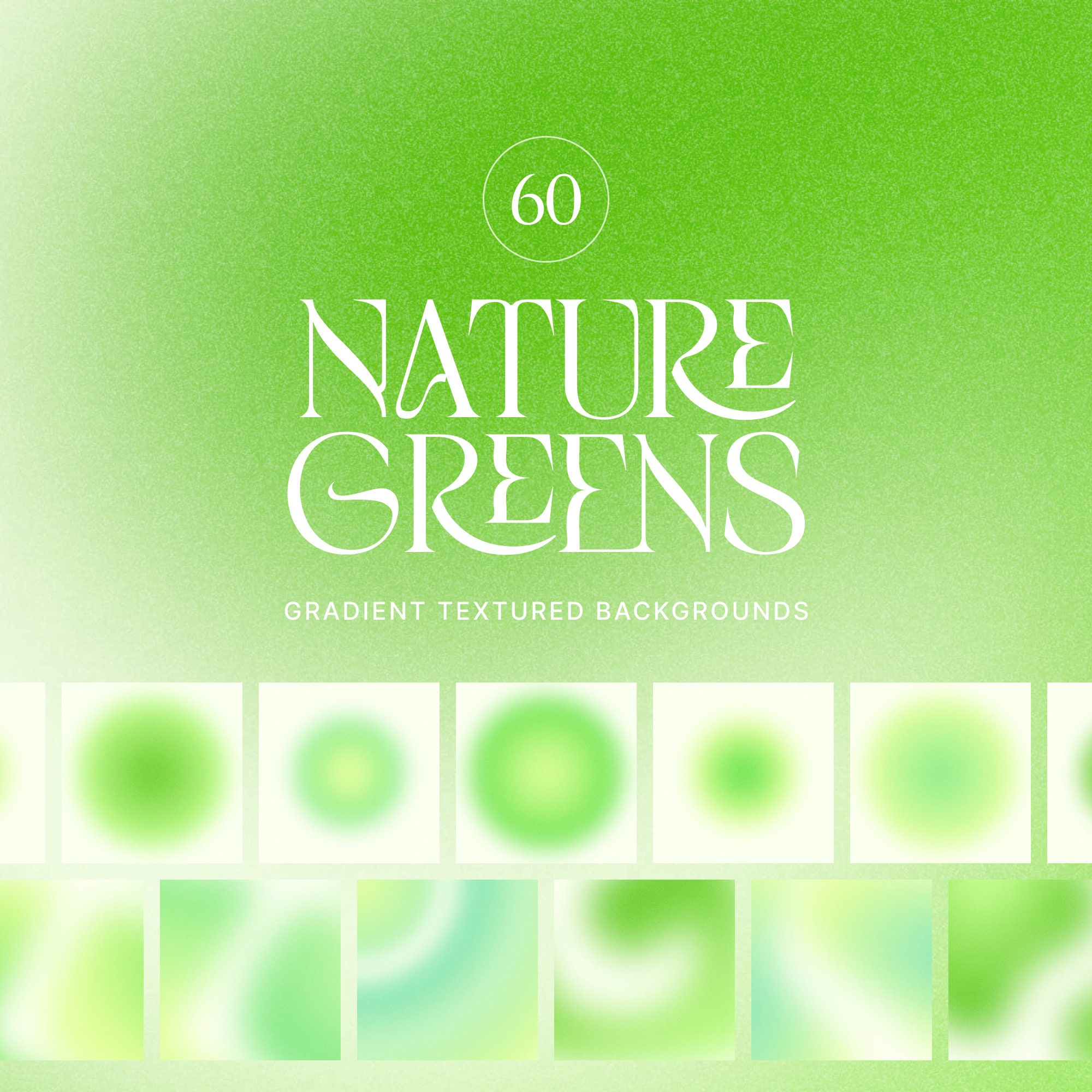 Gradient Backgrounds 60 Nature Greens Pastel Light Green | Digital JPG ...