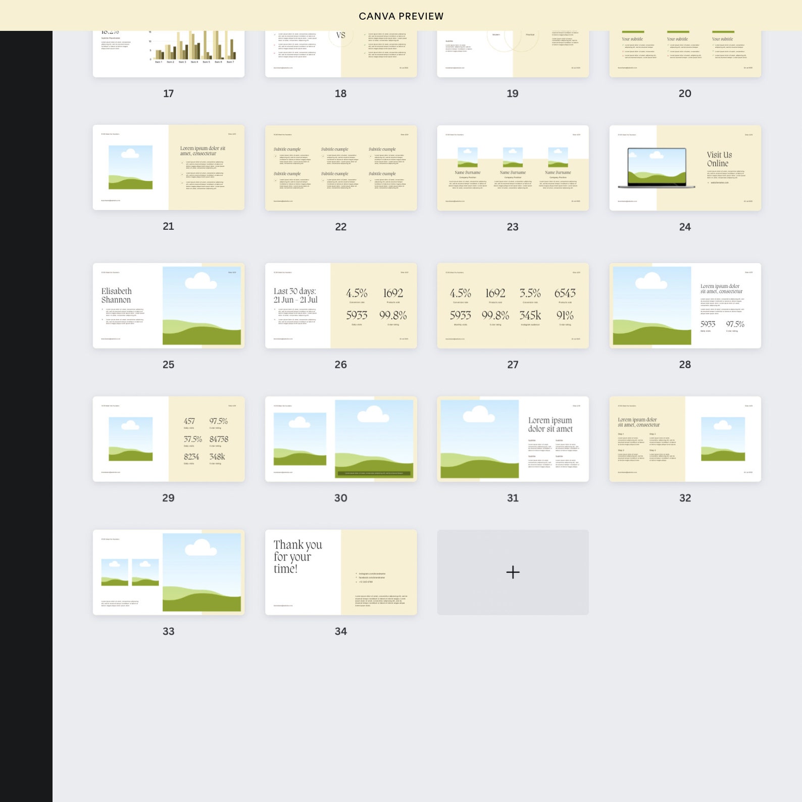 Canva Presentation Slide Deck Luxury Minimal Course Webinar Course ...