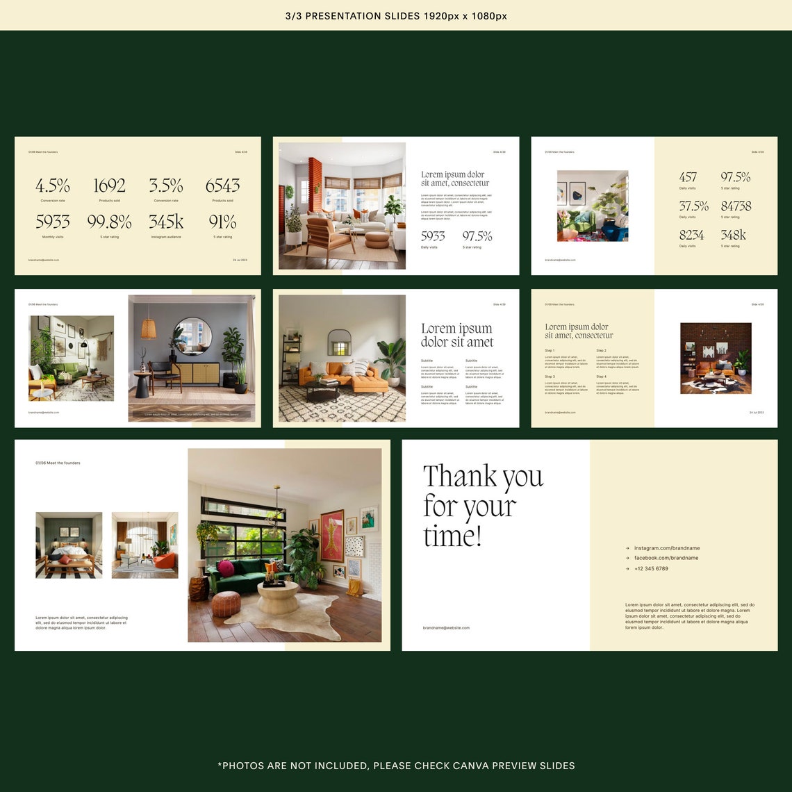 Canva Presentation Slide Deck Luxury Minimal Course Webinar Course ...