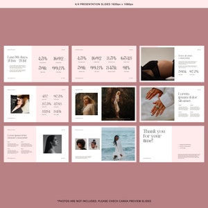 Marketing Business Presentation Slide Deck | Soft Pink Canva Course ...