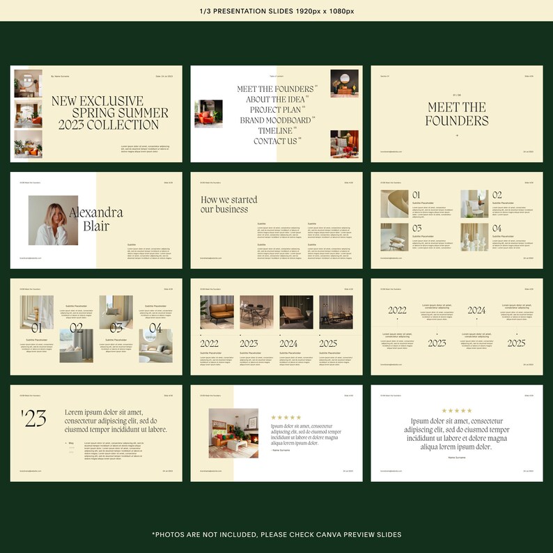 Canva Presentation Slide Deck | Luxury Minimal Course Webinar | Course ...