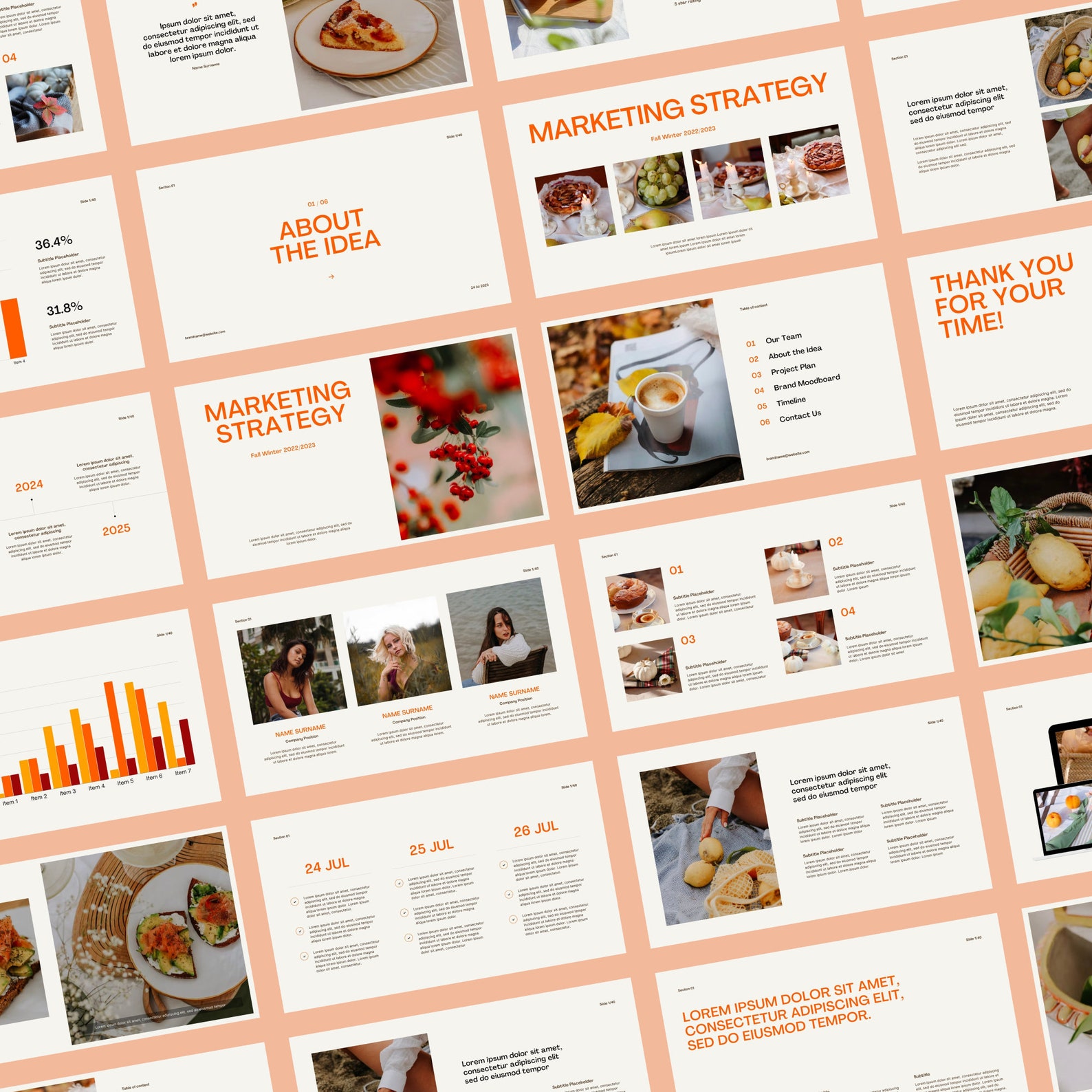 Presentation Slide Deck Peach Beige Canva Course Webinar Course Creator ...