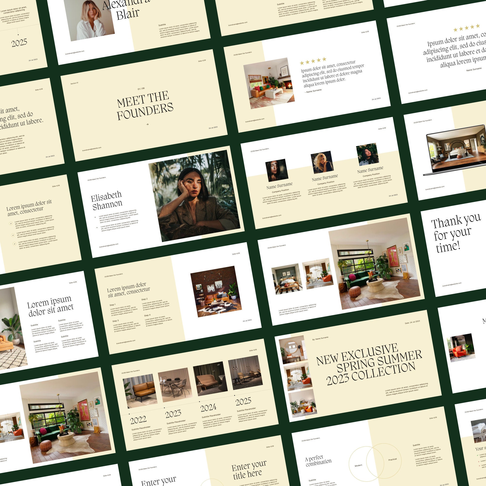 Canva Presentation Slide Deck Luxury Minimal Course Webinar Course ...