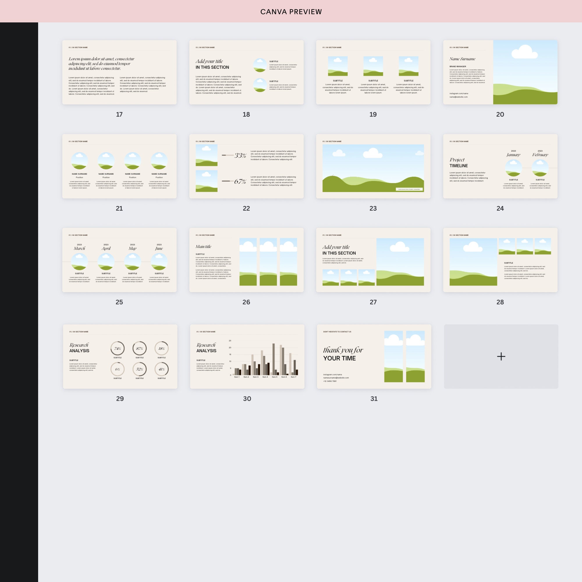 Clean Minimal Canva Presentation Slide Deck | Course Webinar | Course ...
