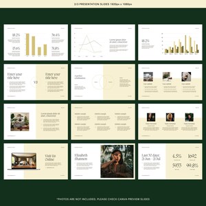 Canva Presentation Slide Deck | Luxury Minimal Course Webinar | Course ...