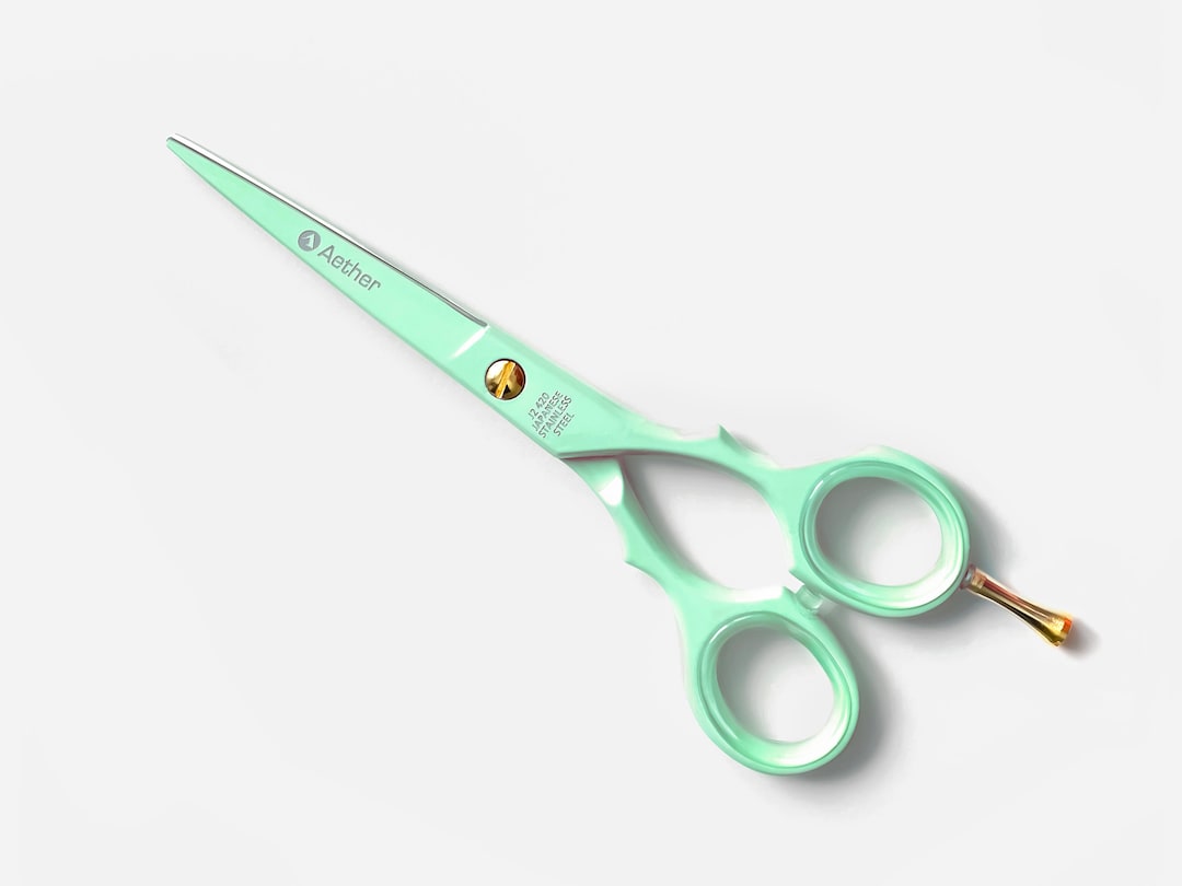 Aether - Professional 5.5" Hair Cutting Scissor Pink, Purple, Blue ...