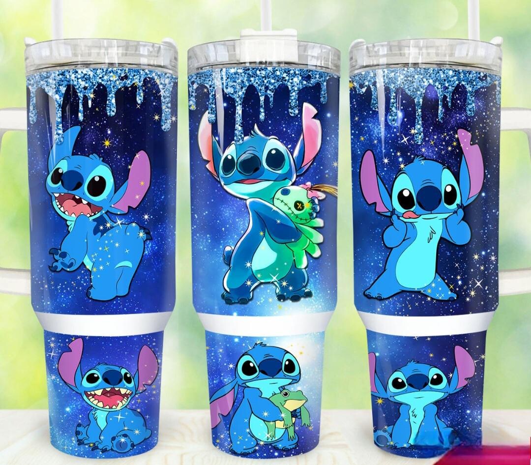 Cartoon Alien 40 Oz Stanley Dupe - Etsy