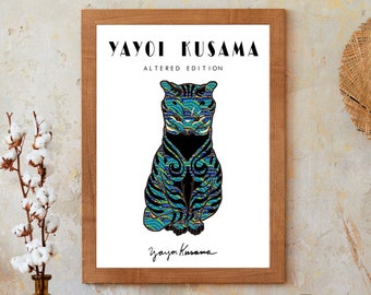 Yayoi Kusama Cat - Etsy
