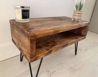 Rustic Side Table - Etsy UK