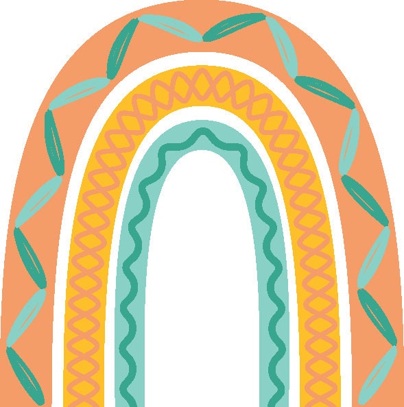 Rainbow Waterproof Vinyl Stickers - Etsy