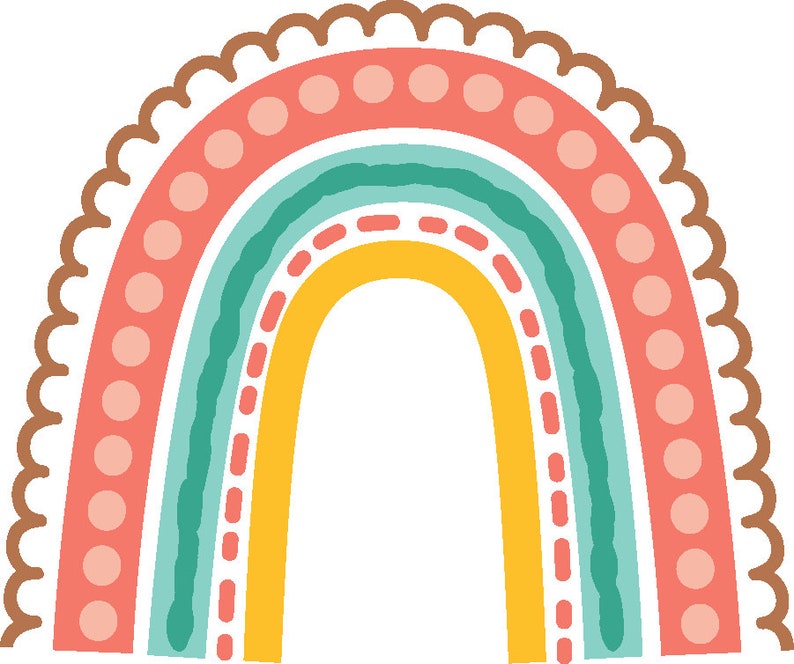 Rainbow Waterproof Vinyl Stickers - Etsy