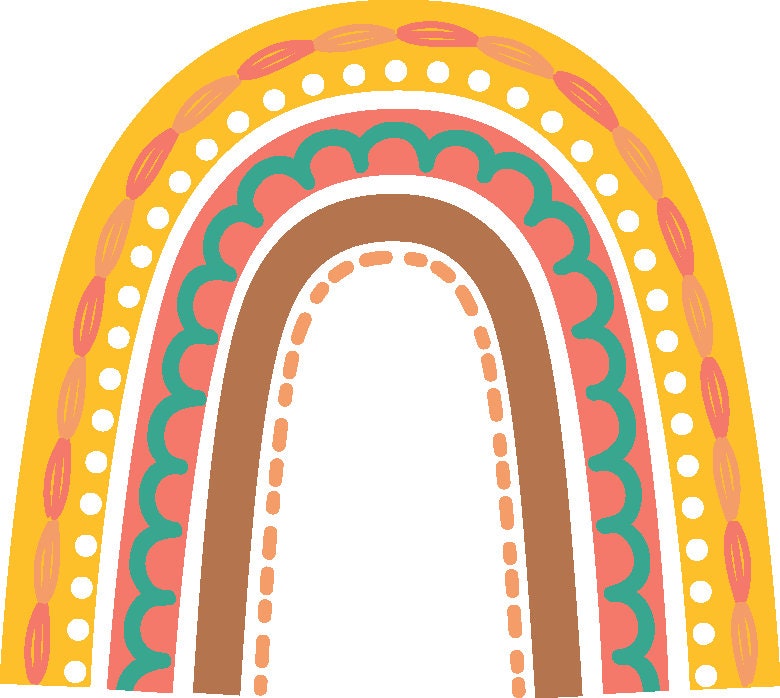 Rainbow Waterproof Vinyl Stickers - Etsy