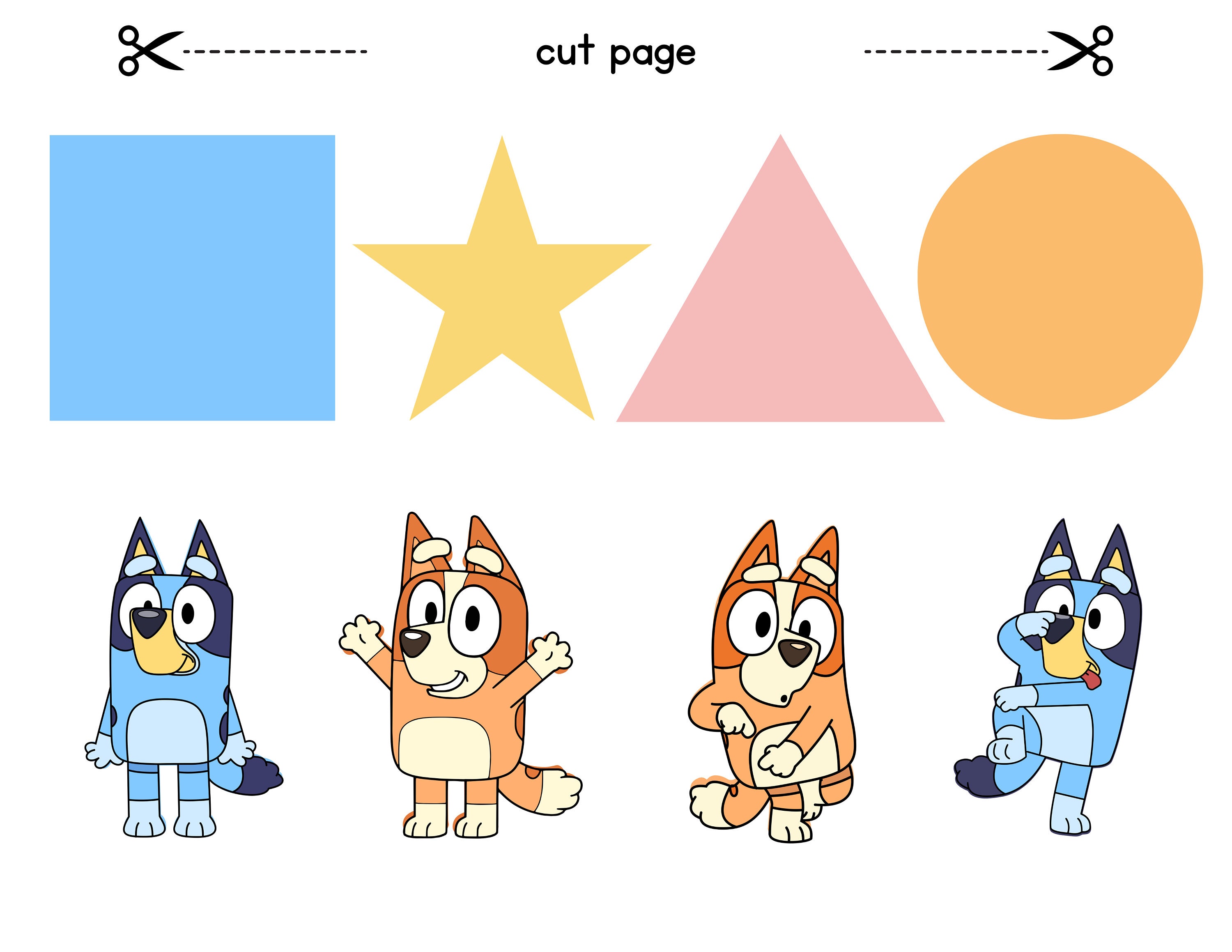 Bluey Busy Book - Etsy