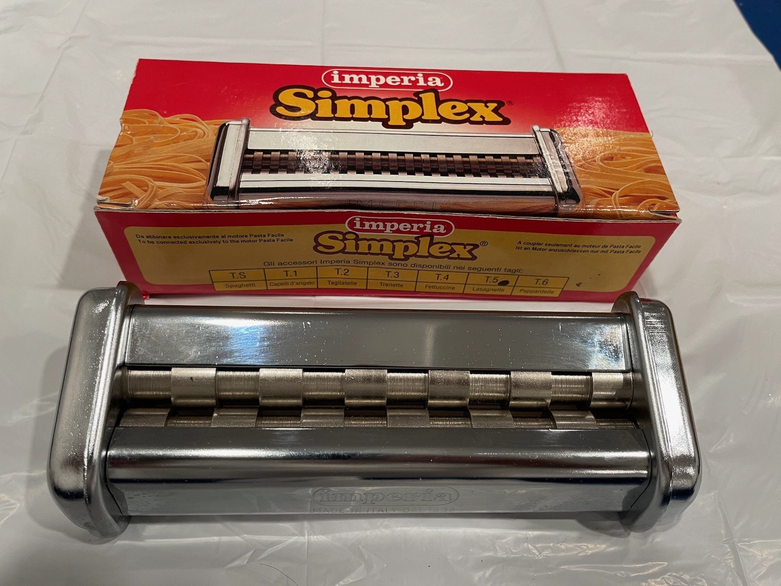 Vintage New Imperia Lasagnette T5 Cutter Attachment - Etsy