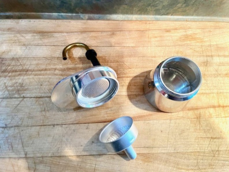 Vintage New NOS Genuine Bialetti 90's Mini Express Stovetop Moka Pot ...