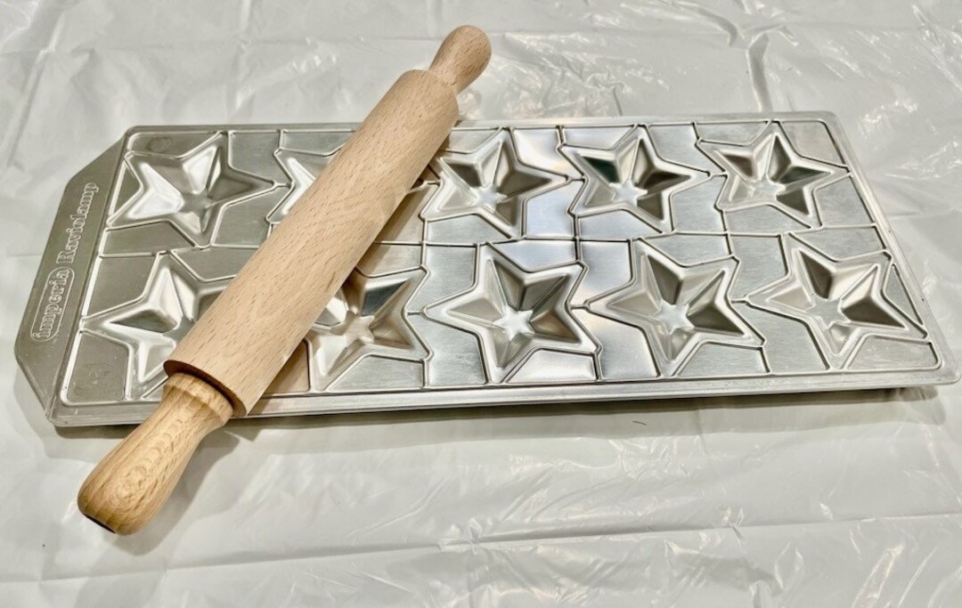 Vintage New Raviolamp Stelline Ravioli Maker With Wood Roller - Etsy