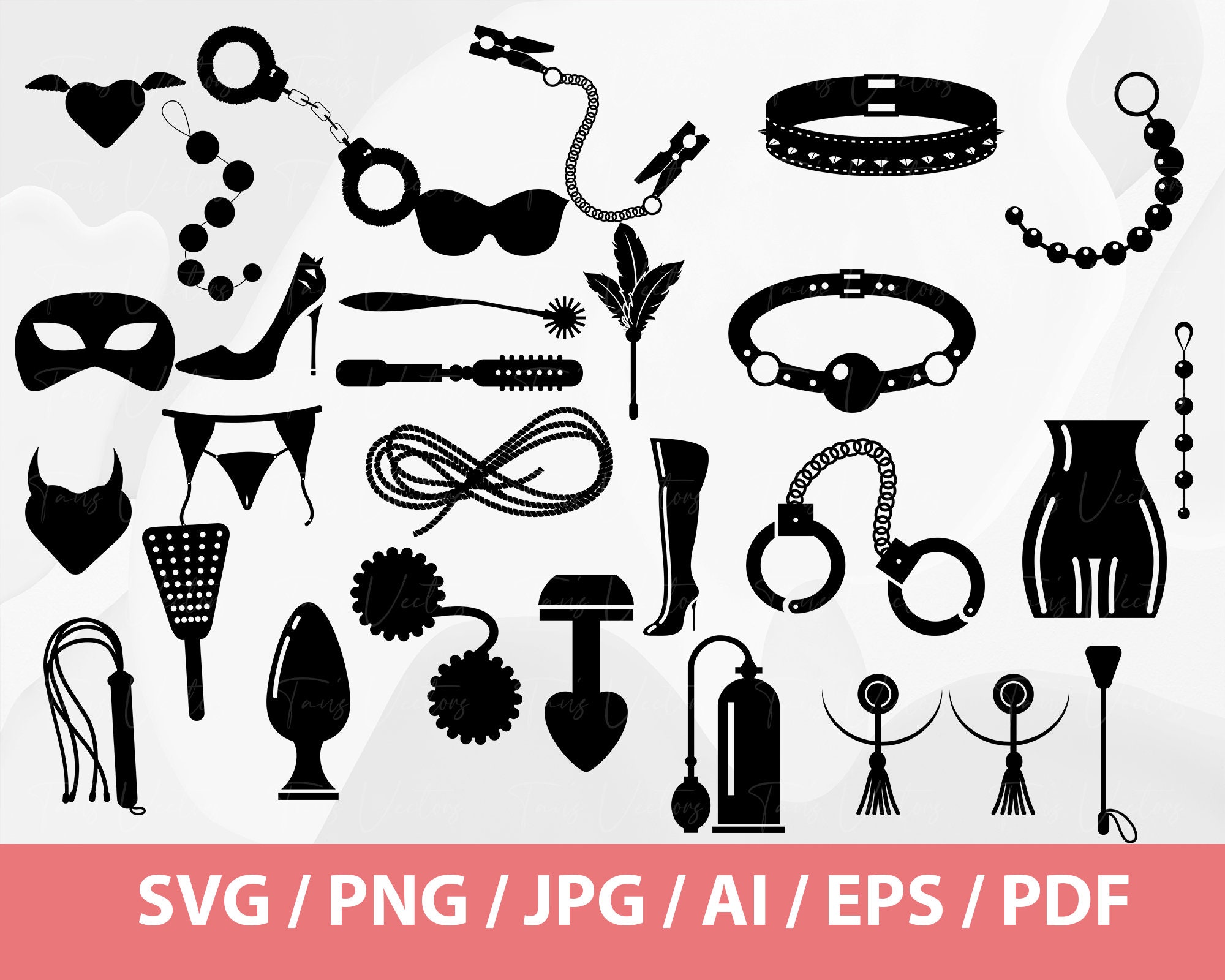 78 Sexual Things - BDSM Svg, Adult Sex Toys Svg, Handcuffs Svg ...