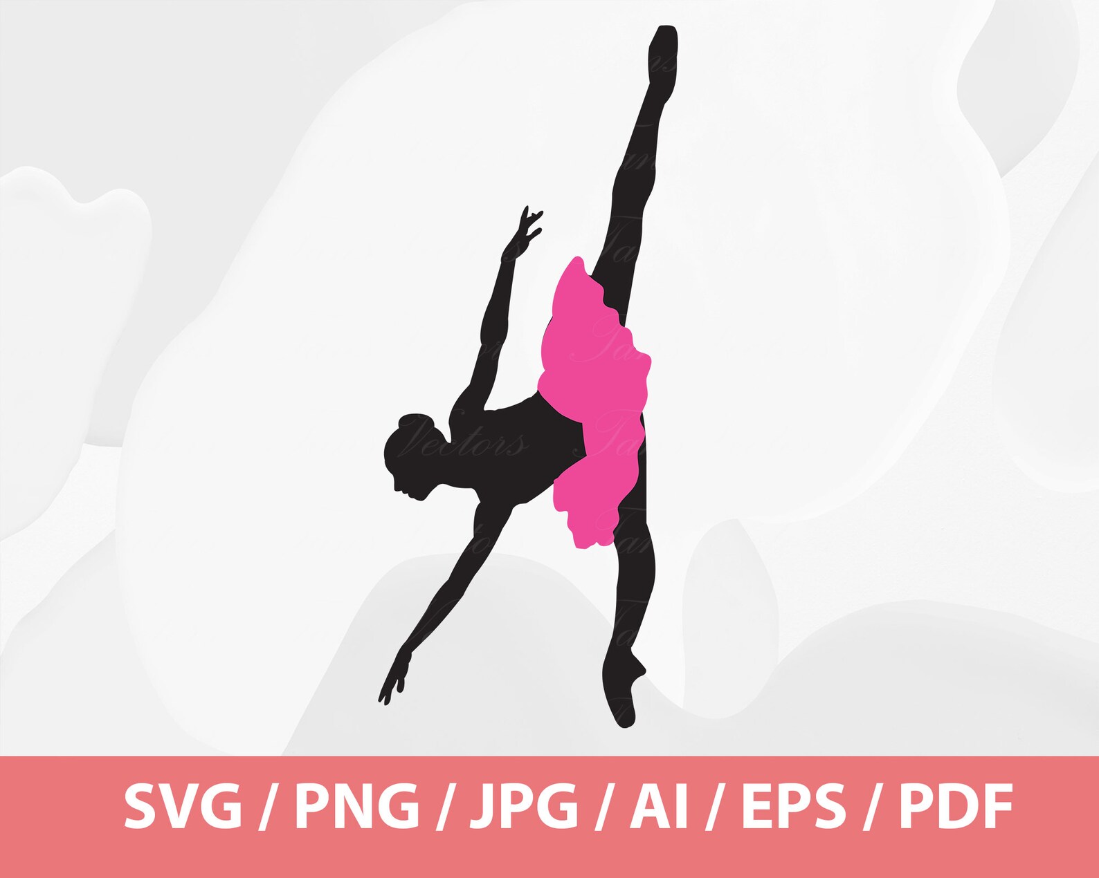 Ballerina SVG - Ballet SVG Bundle, Ballet Silhouette, Ballerina Dress ...