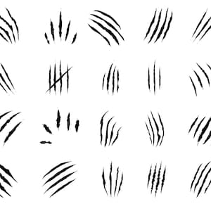 Wolf Scratches SVG - Scratches Svg, Claws Scratches Svg, Claw Marks ...