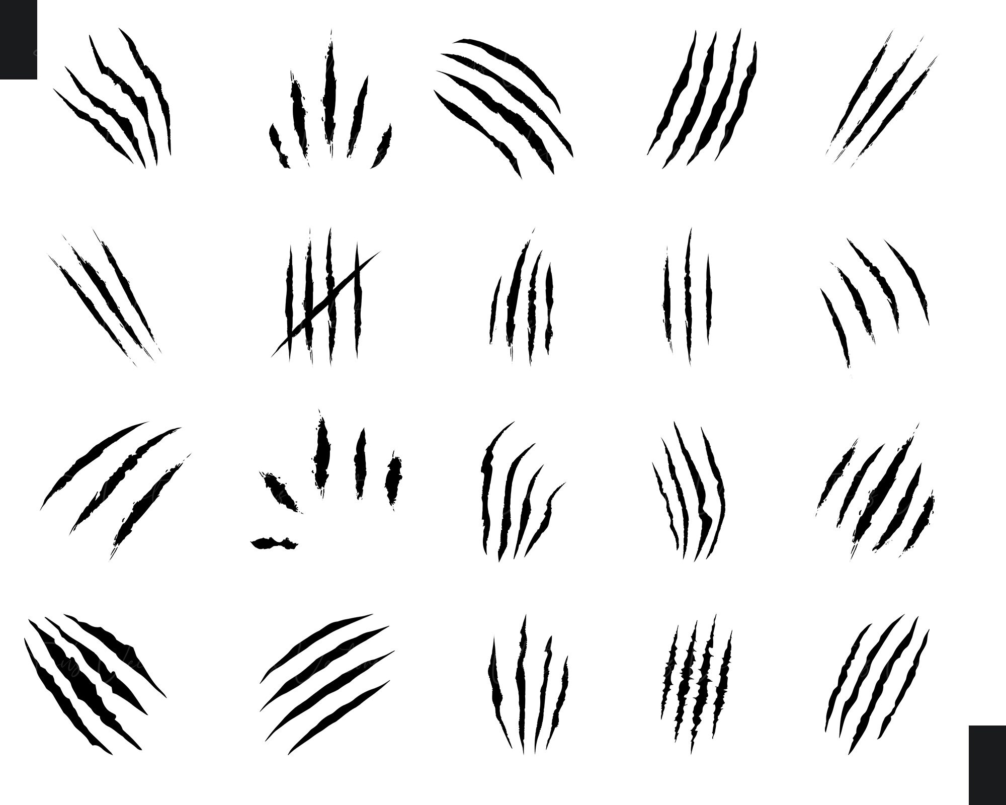 Wolf Scratches SVG - Scratches Svg, Claws Scratches Svg, Claw Marks ...