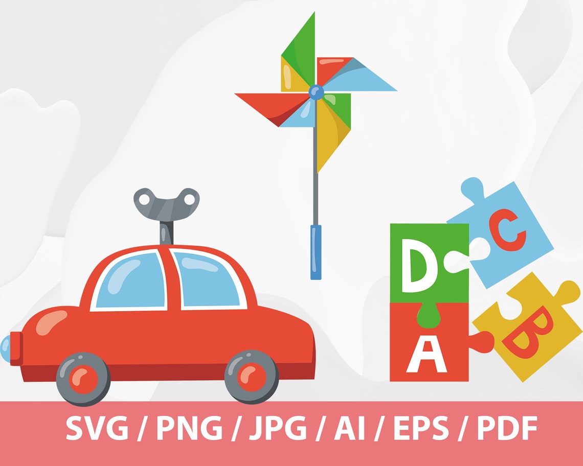 Kids Toys SVG - Child Toys PNG, Kids Toys Png, Png Printable Files ...