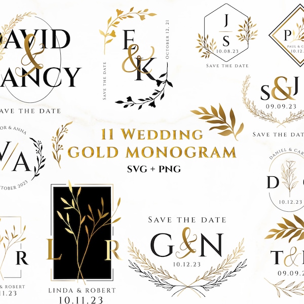 Wedding Monogram Design - Etsy