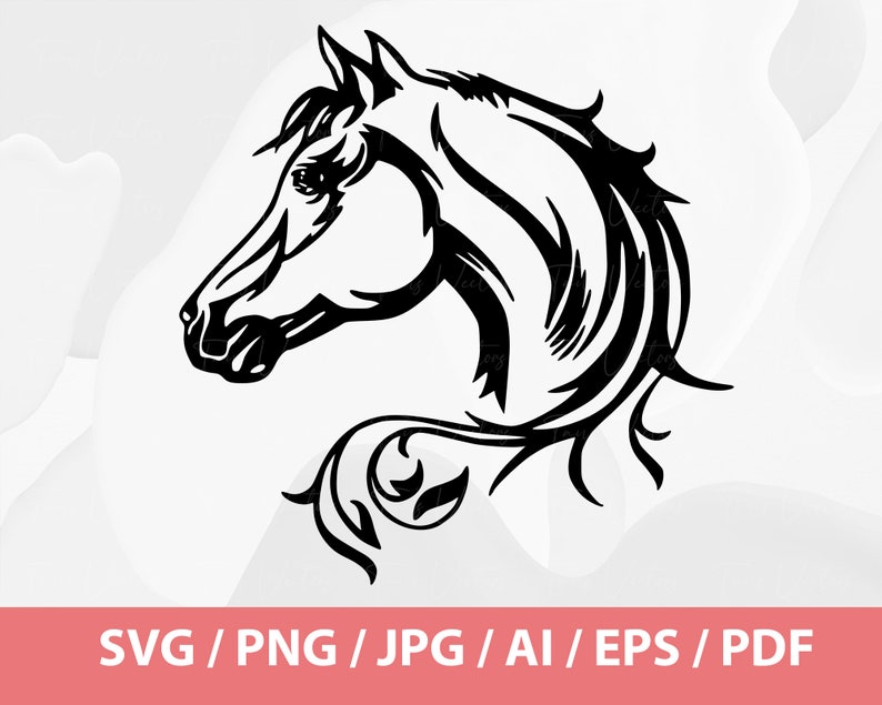 HORSE SILHOUETTE - Horse SVG, Horseshoe Svg, Horse Head Svg, Horse ...