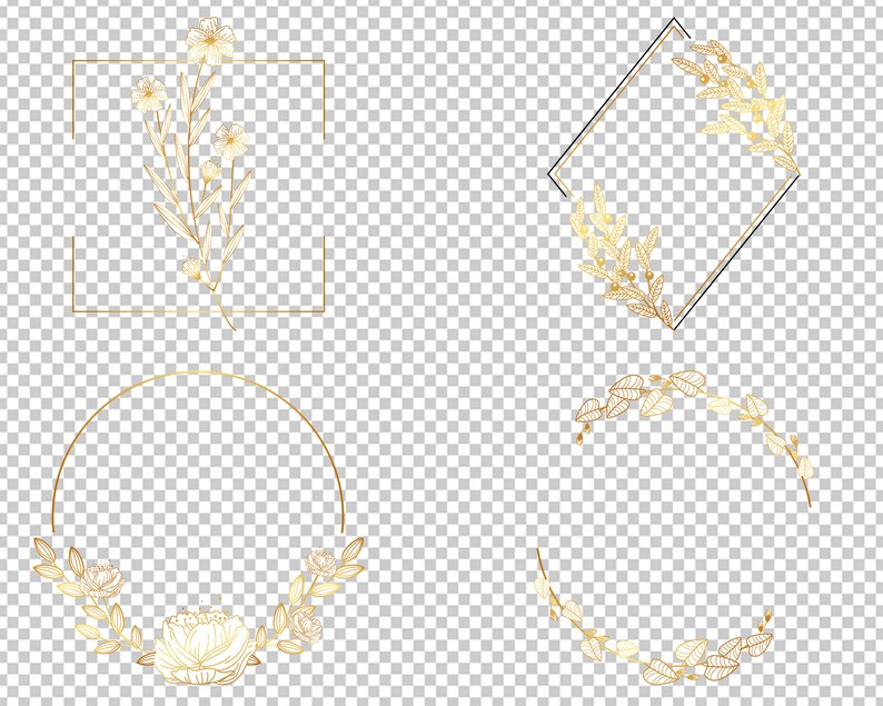 Gold Wedding Monogram Monogram SVG Bride Svg Groom Svg - Etsy