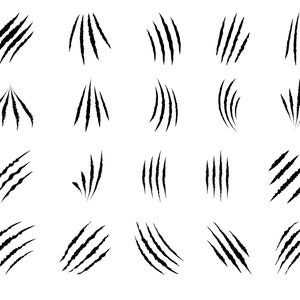 Wolf Scratches SVG - Scratches Svg, Claws Scratches Svg, Claw Marks ...